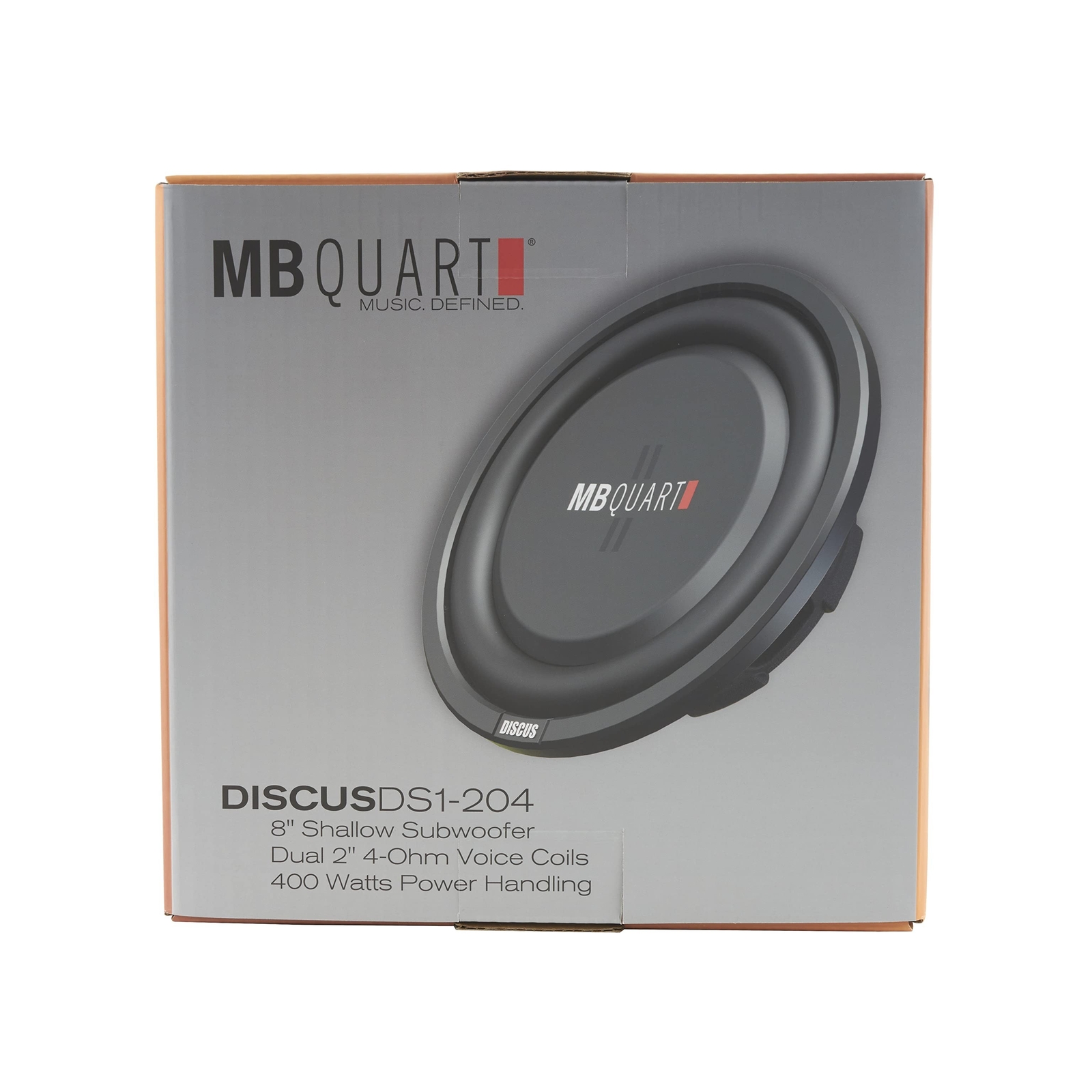 MB Quart DS1-204 Discus Shallow Mount Subwoofer (Black) – 8 Inch ...
