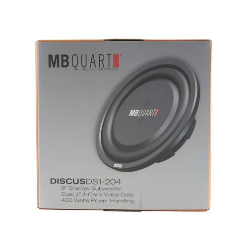 MB Quart DS1-204 Discus Shallow Mount Subwoofer (Black) – 8 Inch ...