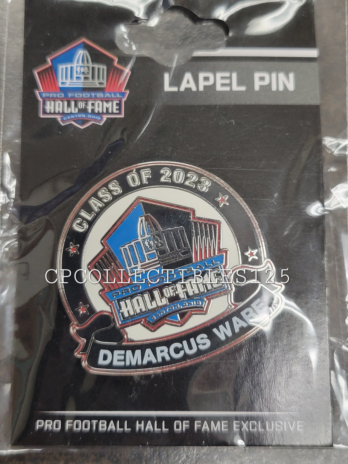 Damarcus Ware Denver Broncos Class of 2023 Hall of Fame Lapel Game Day ...
