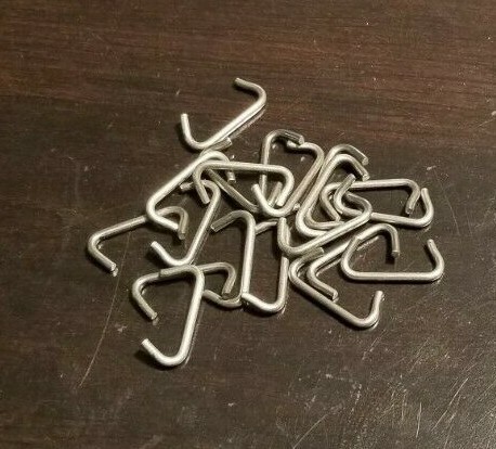20 Stainless Steel Hog Rings 3/4" 19mm Bungee Upholstery Fences Cage ...