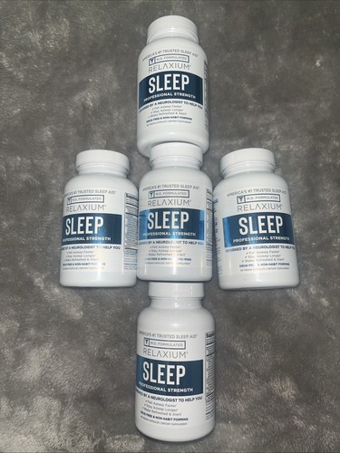 5-Pack Relaxium Sleep Natural Dietary Supplement for Better Sleep - 300 Capsules | eBay
