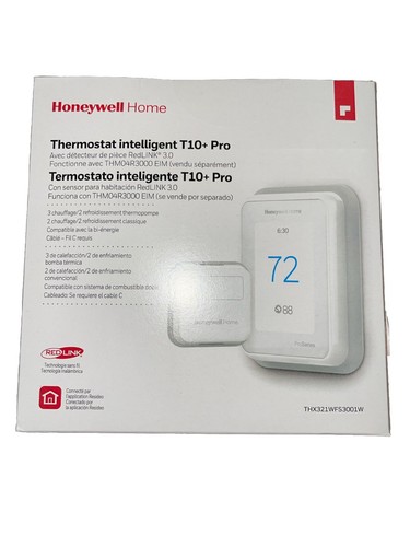 Honeywell THX321WFS3001W/U T10+ Pro Smart Thermostat w/ RedLINK ...