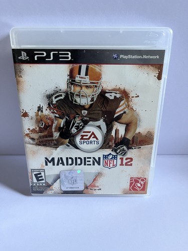 Sony Playstation 3 PS3 NFL Madden 12 Football Video Game Instruction ...