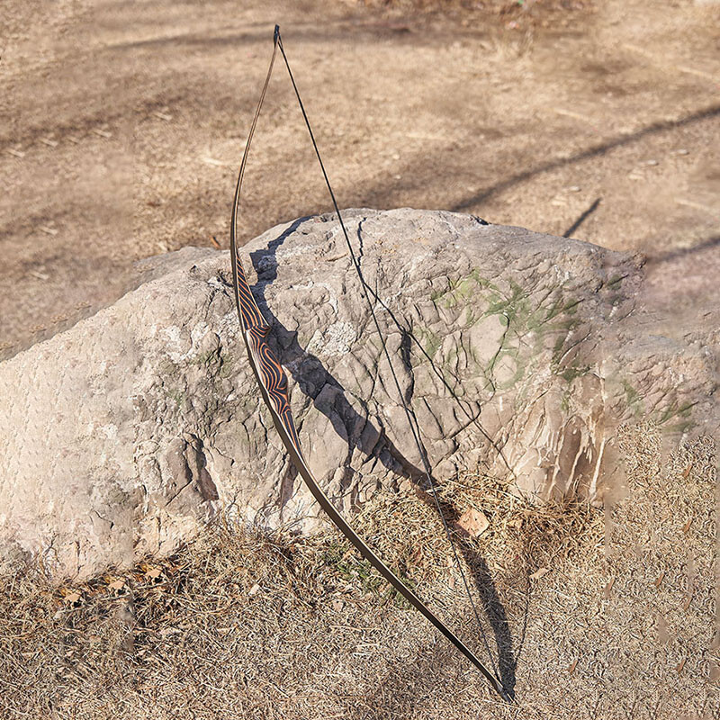 20-70LBS 54" Handmade Wooden Longbow RH Traditional Archery Recurve Bow ...