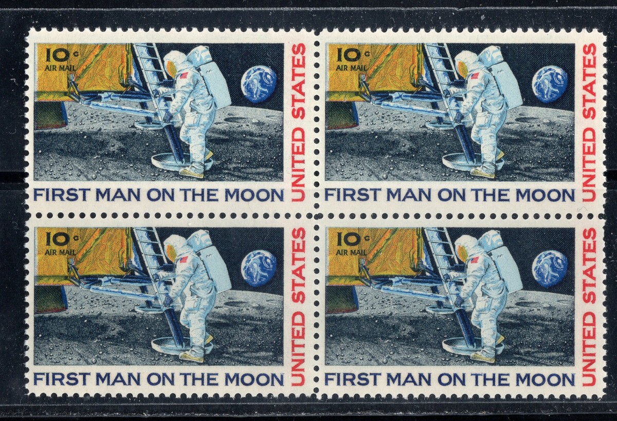 Apollo Moon Stamp