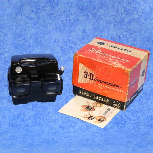 1950s View-Master MODEL D FOCUSING LIGHTED Big Image Viewer ViewMaster ...