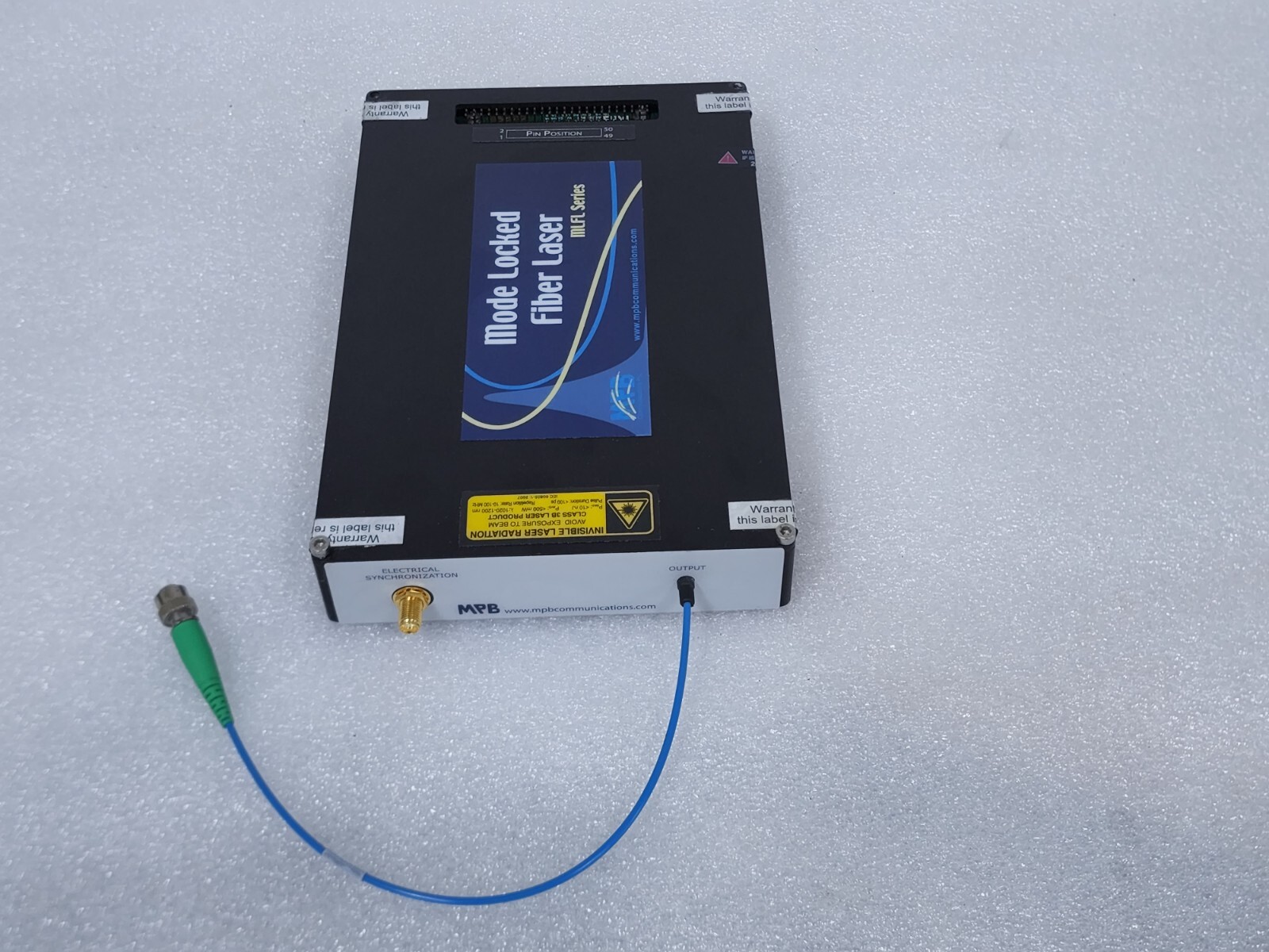 MPB EOAS-MLFL-P-6.5-30-1030.5-20,MLFL SERIES,MODE LOCKED FIBER LASER ...