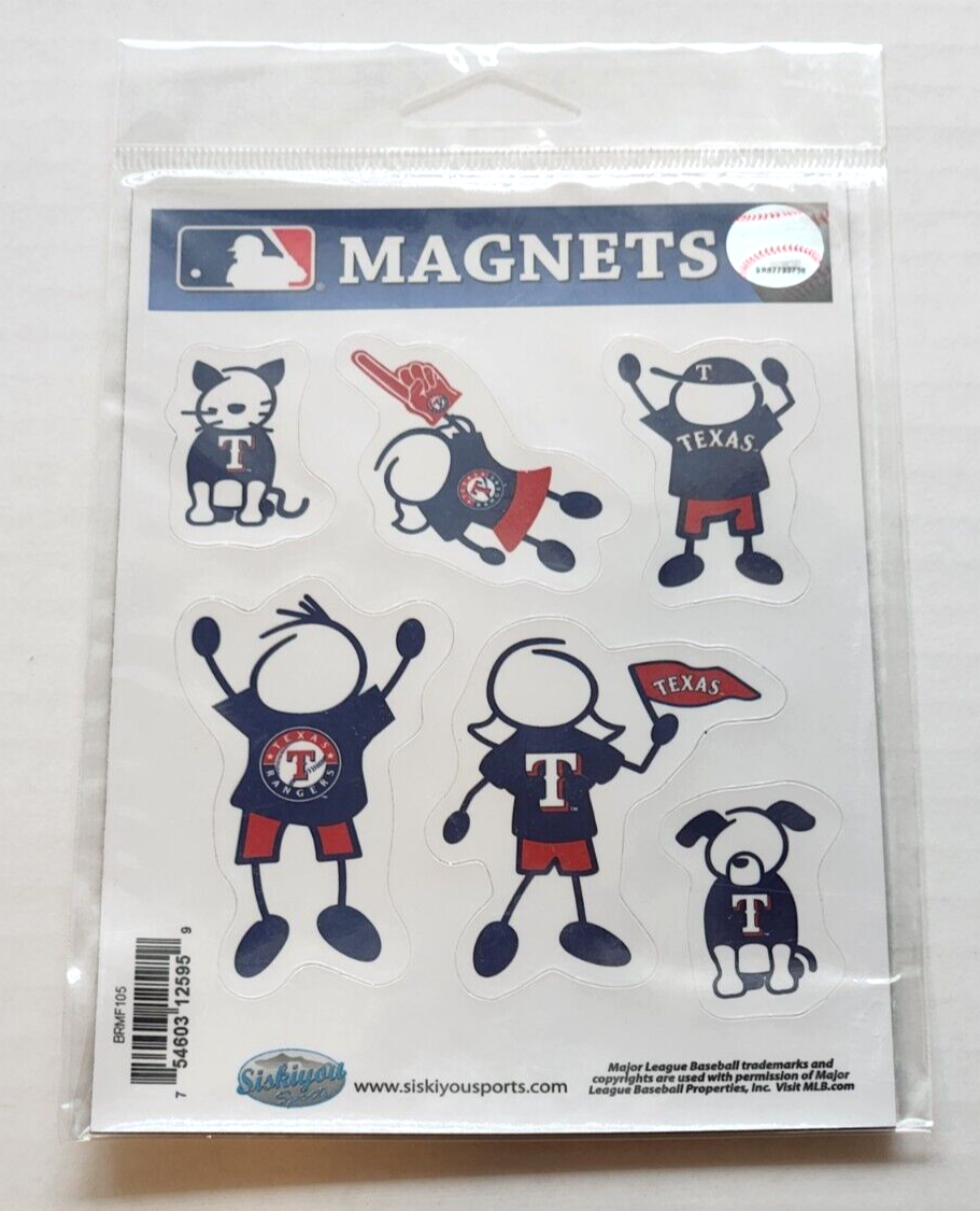 Texas Rangers Family Magnets MLB Licensed Baseball | eBay