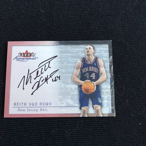 2000-01 Fleer Autographics Keith Van Horn Autograph Auto Nets | eBay