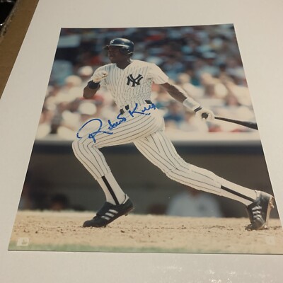 Roberto Kelly New York Yankees Signed Autographed 8x10 Photo | eBay