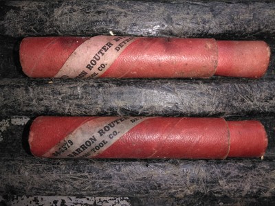 8TT95 BARRON TOOL COMPANY, DETROIT MICHIGAN, ROUTER BITS, 1/4" & 3/8 ...