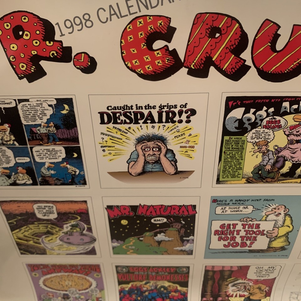 R. Crumb Calendar 1998 Sealed Vintage Rare | eBay