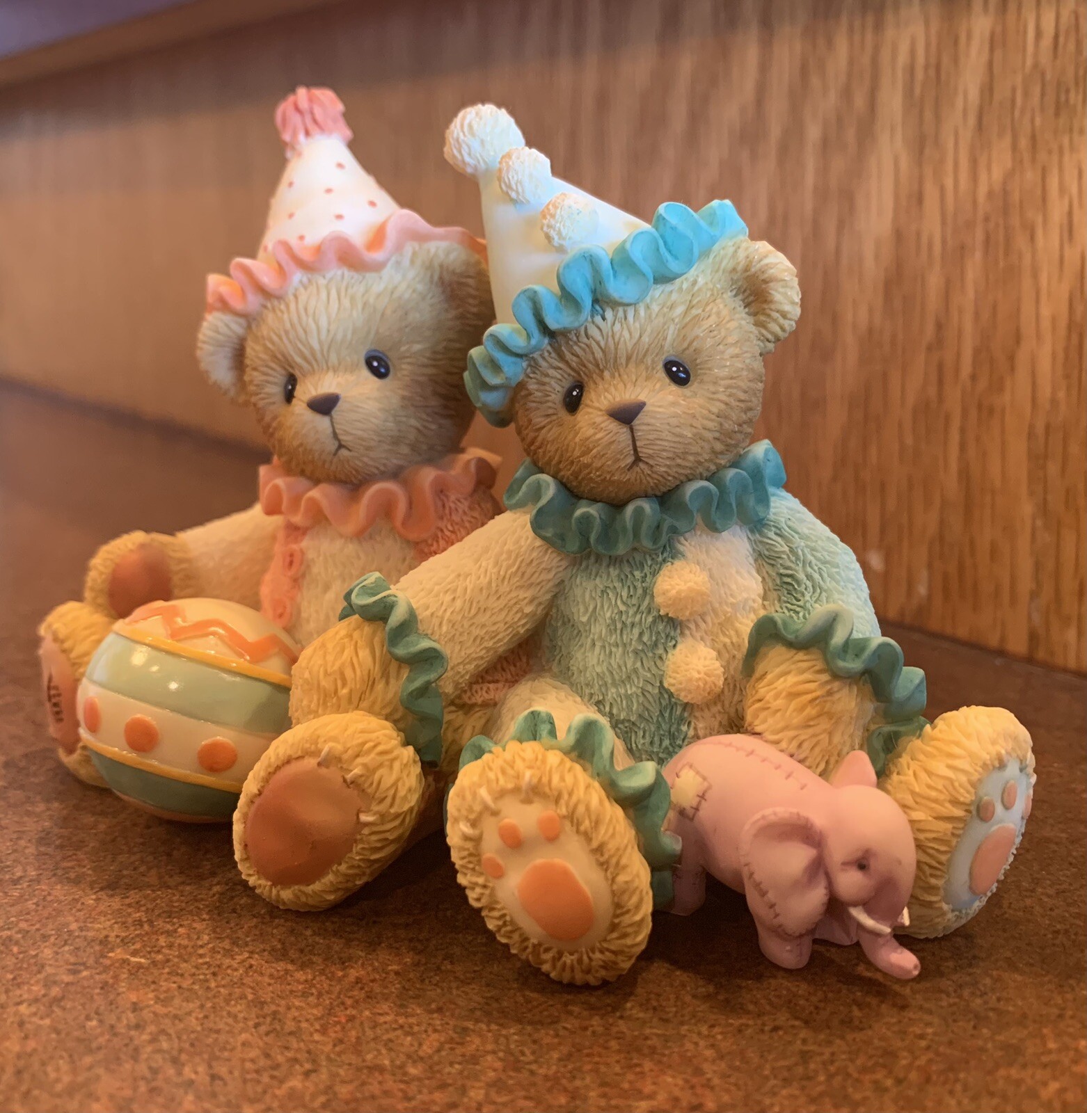 Cherished Teddies Clowning Around Clowns Pastels Palmer and Charlene ...