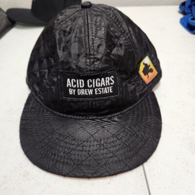Lot of TWO (2) ACID Rebirth Of Cigars Baseball Hats motorcycle patch ...
