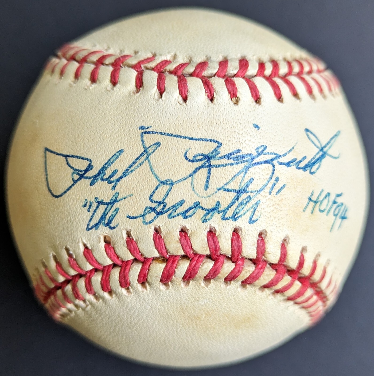 1996 Phil Rizzuto Autographed Official Rawlings World Series Baseball ...