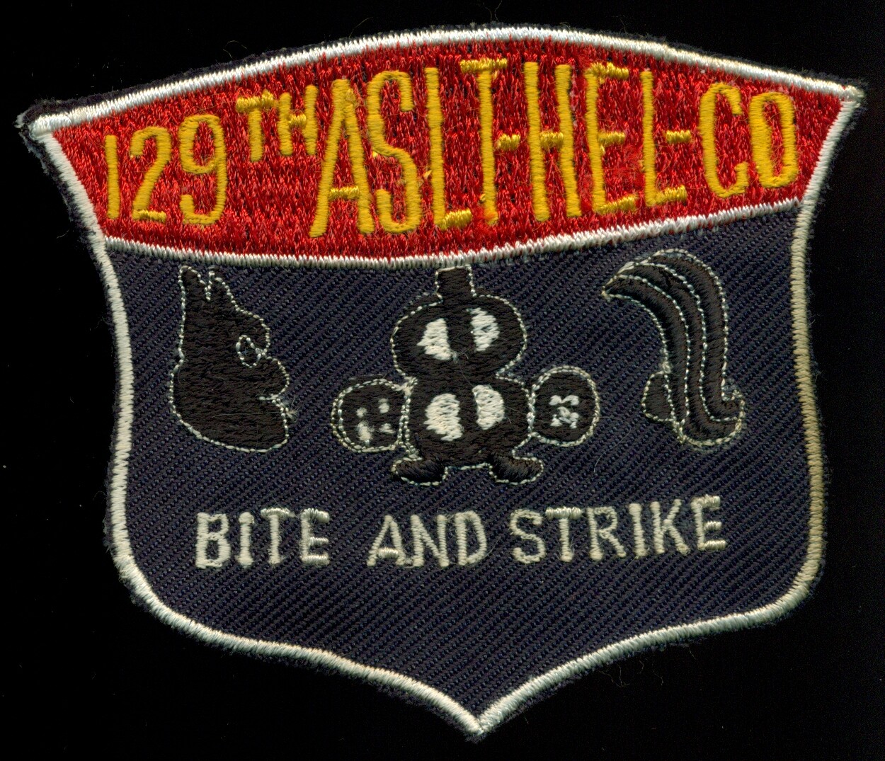 US Army 129th Assault Helicopter Company Vietnam Patch Q-10 | eBay