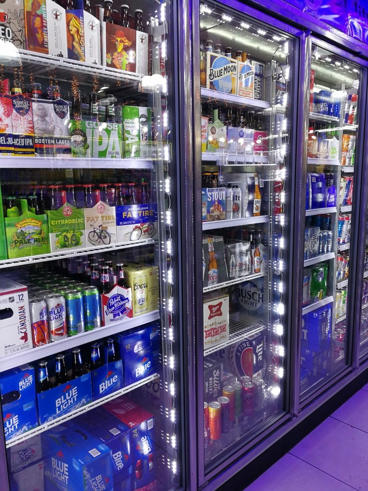 Retail store walk in cooler 20ft LED light + ETL Listed 12v waterproof ...