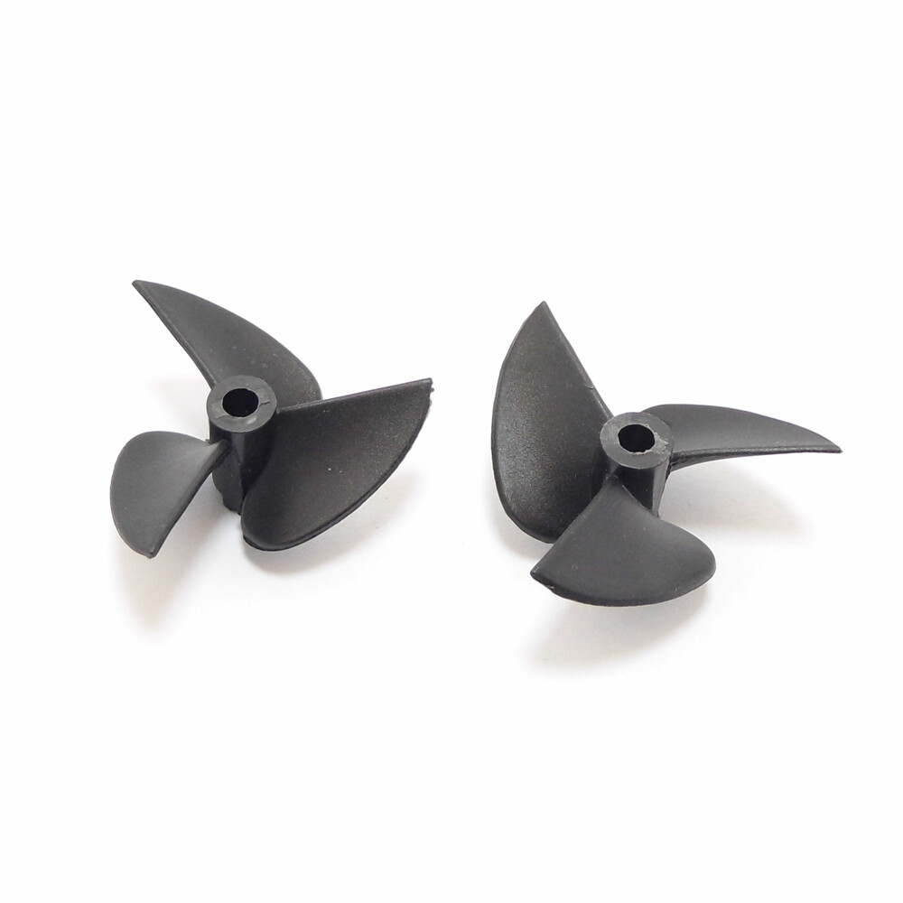 2x 3 Blade Nylon Propeller Prop 32-55mm Pitch 1.4 fr 3/4/ 4.76mm Shaft ...
