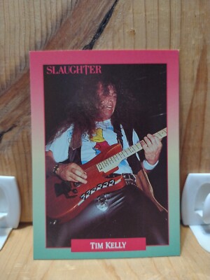 1991 Brockum Rock Cards: BAND: SLAUGHTER. #185. TIM KELLY. RC1 | eBay