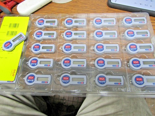 25) NEW RSA SID700-6-60-24 SECURID SID700 HARDWARE TOKEN 2 YEARS LOT OF ...