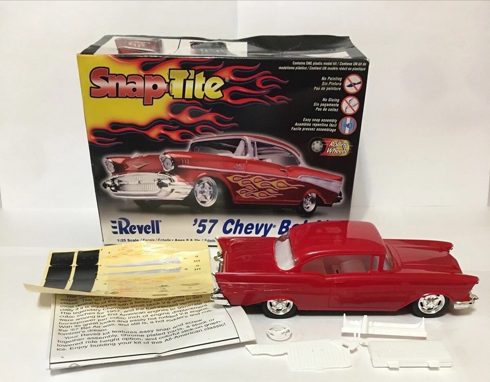 Revell ‘57 Chevy Bel Air Snap-Tite Model Car Kit 1/25 #85-1931 | eBay