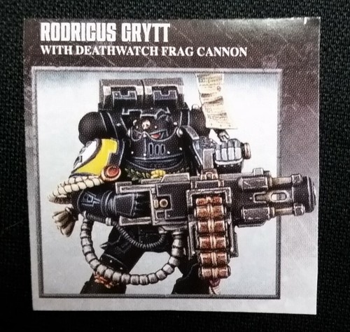 Imperial Fist Deathwatch Frag Cannon Kill Team Cassius Warhammer 40K ...