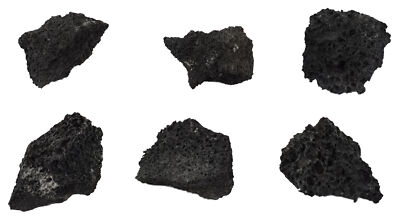 6PK Raw Scoria Specimen, 1" - Geologist Selected Samples - Eisco Labs ...