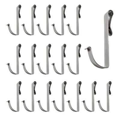 20 Per Pack J Shaped Stainless Steel Hooks Wire Rack Hooks Sink Hooks ...
