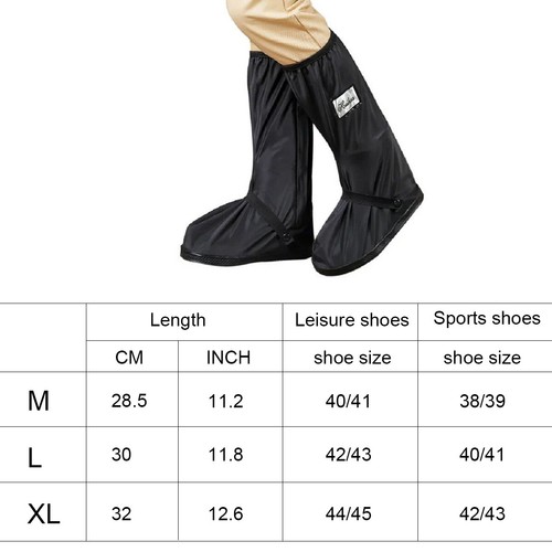 Reusable Overshoe Cycling Motorcycle Bike Rain Boot Shoes Cover ...