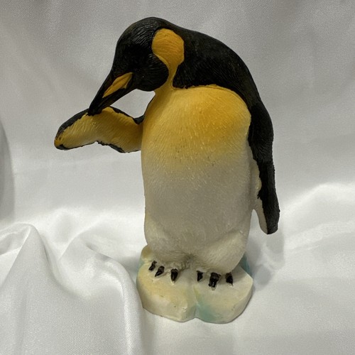 4” Tall Resin Penguin Figurine On Ice Base | eBay