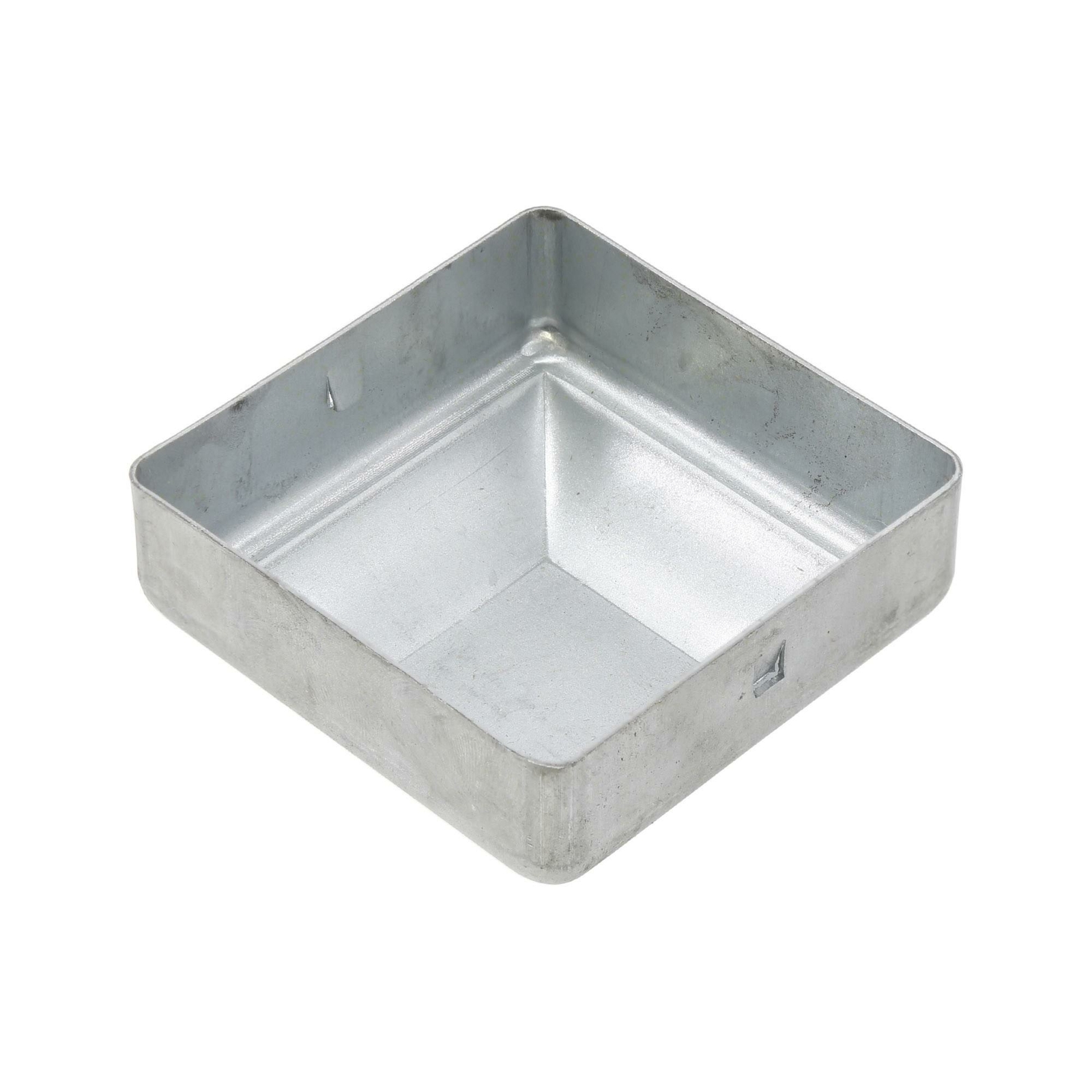 2 1/2" Square Pressed Steel Dome Cap Galvanized Steel 2 1/2 x 2 1/2 | eBay