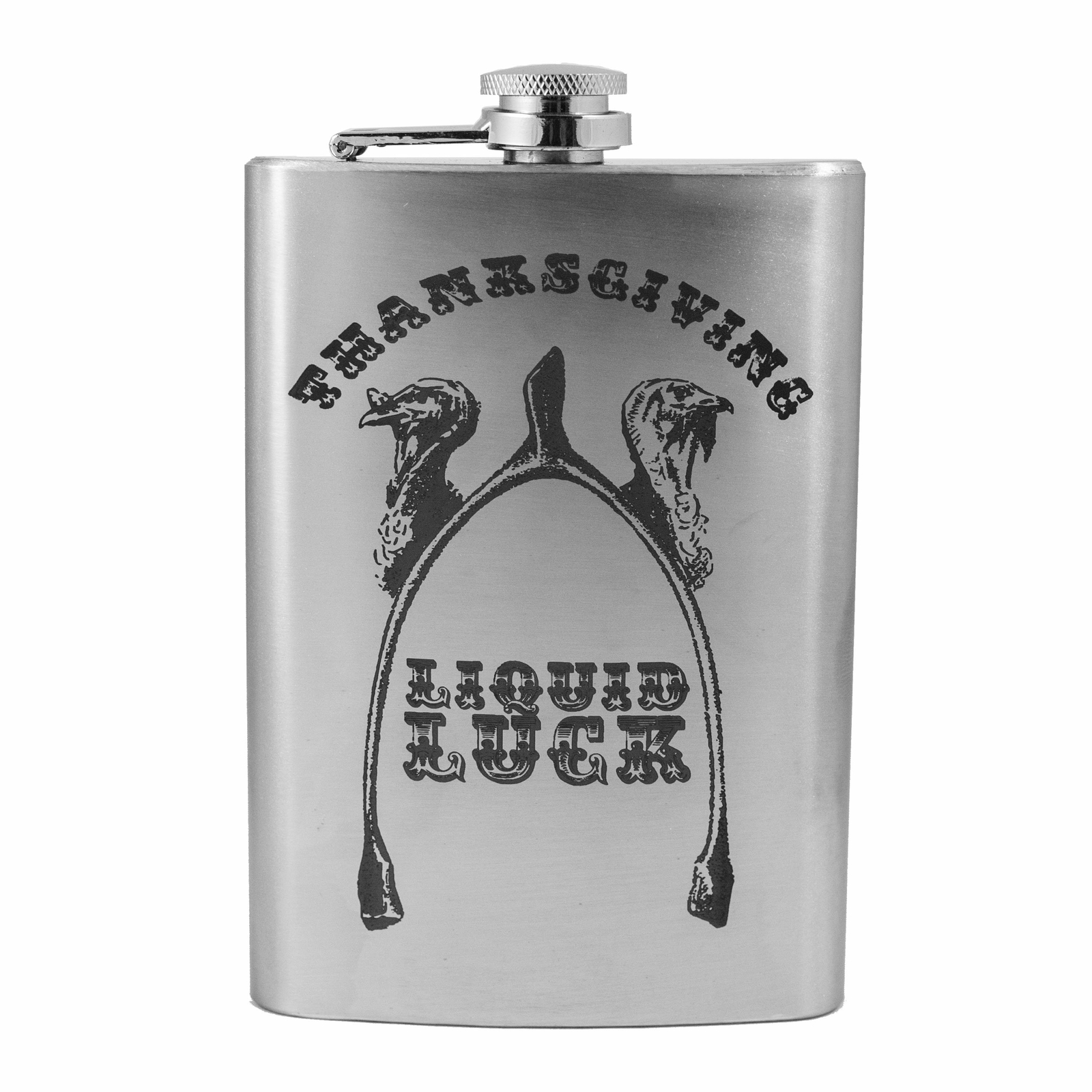 8oz Thanksgiving Liquid Luck Stainless Steel Flask | eBay