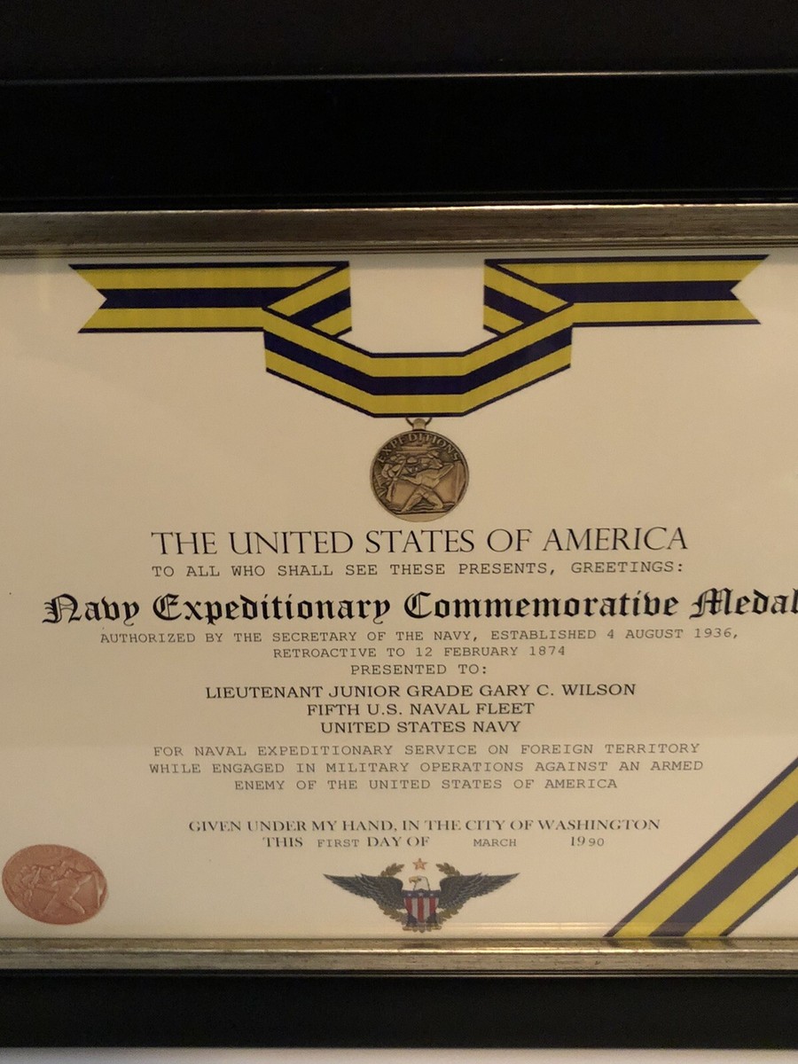 Navy Expeditionary Medal Qualifications Merchant Marine Expeditionary