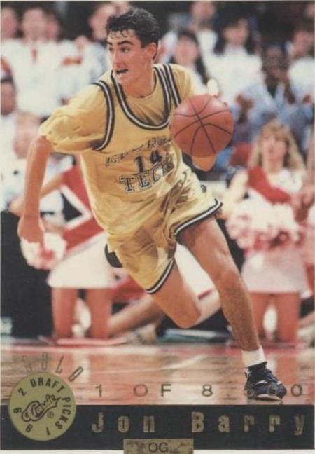 1992 Classic Draft Picks - Jon Barry #25 Gold /8500 (RC) for sale ...