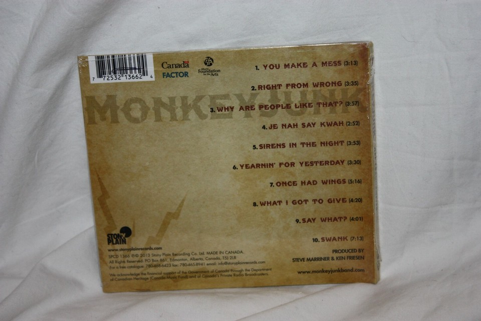 Monkeyjunk SEALED CD All Frequencies 772532136624| eBay