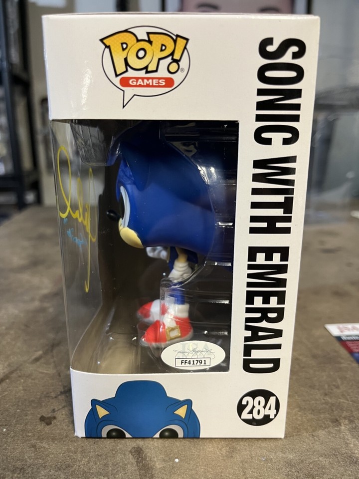 Jaleel White Multicolor SIGNED Sonic The Hedgehog Funko Pop #284 JSA ...