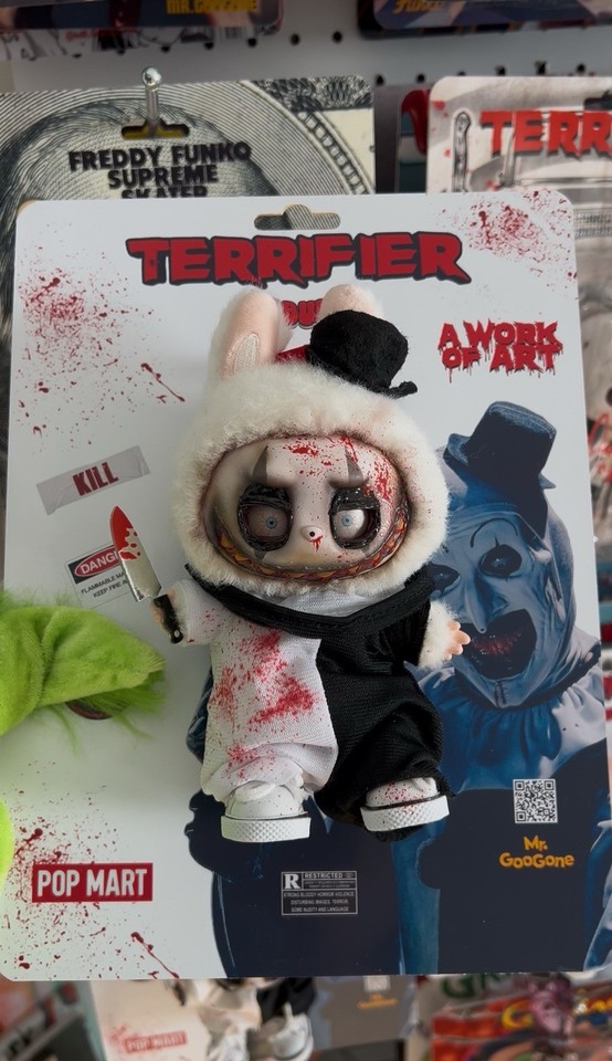 Authentic POPMART The Monsters Labubu TERRIFIER CUSTOM | eBay