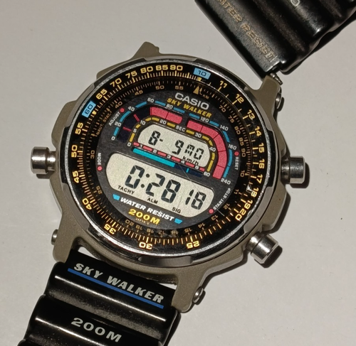Casio Sky Walker Timecop DW-4000 vintage – Module 905 – Working ...