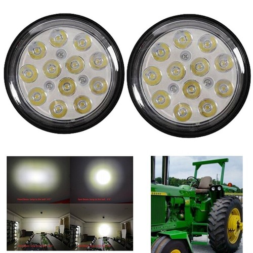 36W Pair LED Head Light Spot Beams for David Brown 1412 770 780 880 885 ...