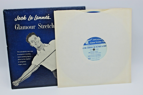 Vintage Jack La Lanne's Glamour Stretcher Time 1959 10 Inch Blue Vinyl Record | eBay