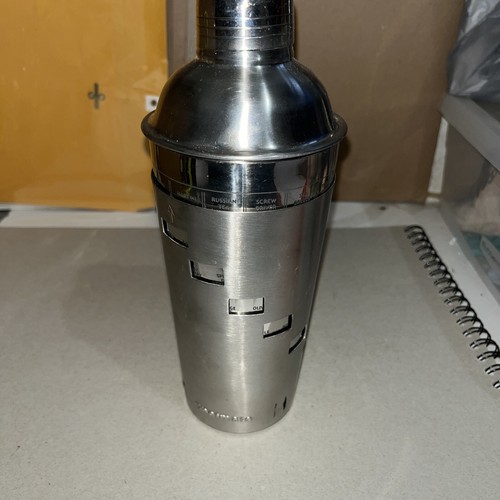 Chefmate Dial-a-Drink Cocktail Shaker 15 Recipes with Strainer 2006 ...