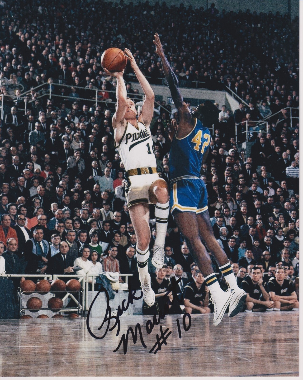 Rick Mount 8x10 Signed Photo w/ COA Purdue Boilermakers #4 | eBay