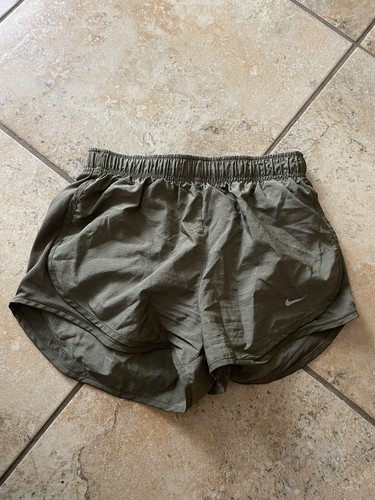 Nike Running Dri-Fit Shorts Women Size Small Green Athletic Lined | eBay