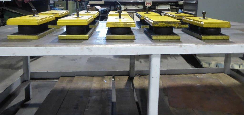 Anti-Vibration Machine Isolation Pads (4) 6-1/4" x 11-3/8" x 4-1/4"H ...