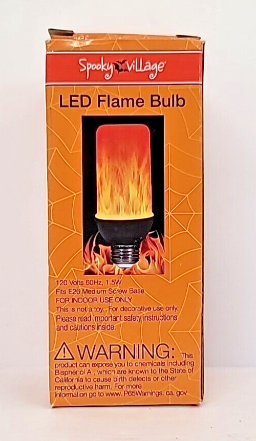 Spooky Village LED Flame/ Flickering Effect Light Bulb Discontinued ...