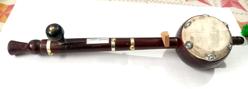 PAIR OF 2 SPECIAL WOODEN EKTARA MUSICAL INSTRUMENT STRING UNIQUE GIFT ...