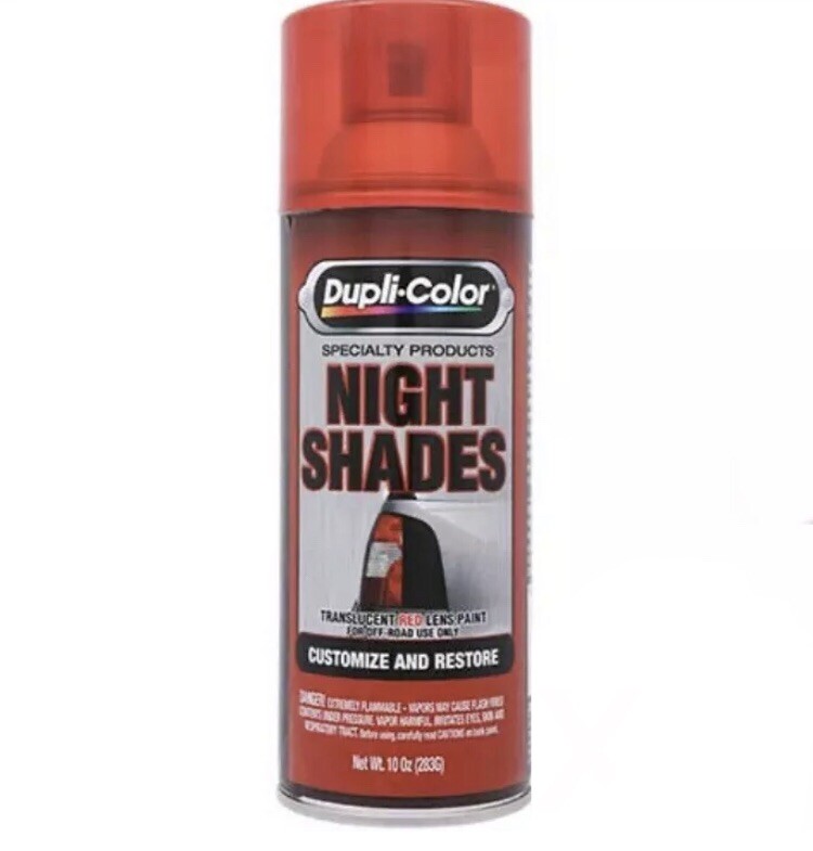 Dupli-Color Night Shades Lens Duplicolor Spray Paint Red 283gm | eBay ...