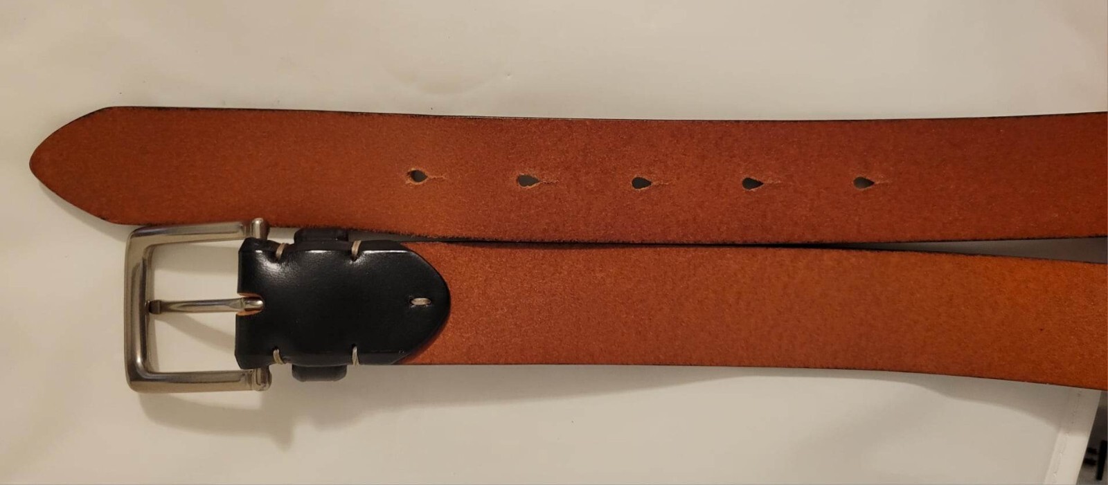 Volpi Concerie Black Leather From Italy Belt Size 32 Black | eBay