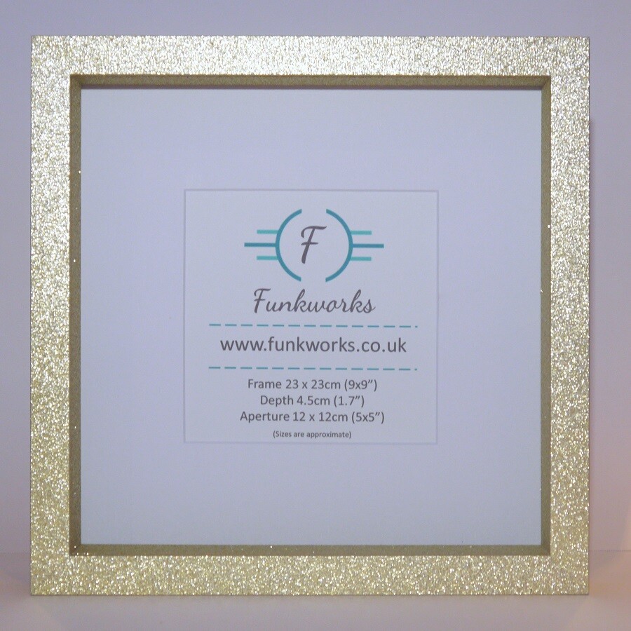 Deep Photo Frame Picture Display Square Box 3D 23x23cm 9x9in Like RIBBA ...