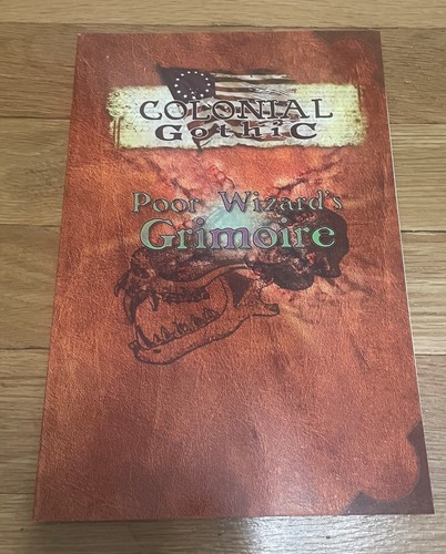 Colonial Gothic RPG: Poor Wizard's Grimoire | eBay